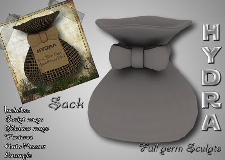 Second Life Marketplace - [HYDRA] Sack Sculpt Full Perm Textured